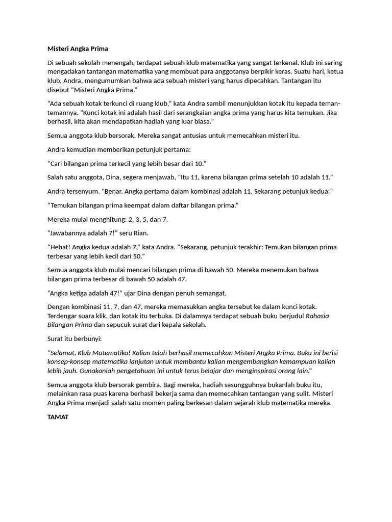 Misteri Angka Prima | PDF