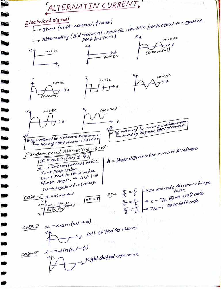 25 Alternating Current | PDF
