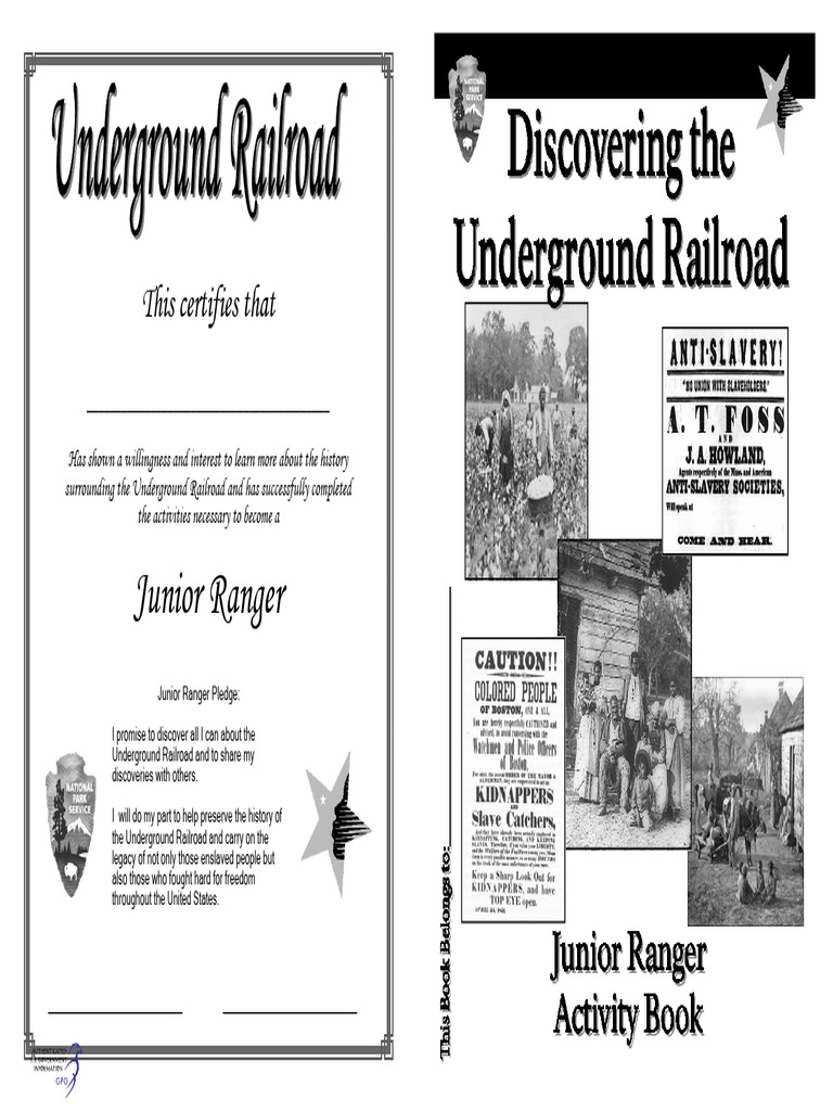 The Undergound Railroad - Worksheet | PDF | Underground Railroad | Slavery