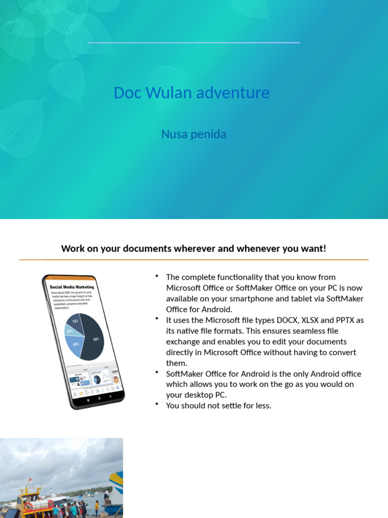Welcome to SoftMaker Office for Android | PDF | Graphical User Interfaces | Android (Operating ...