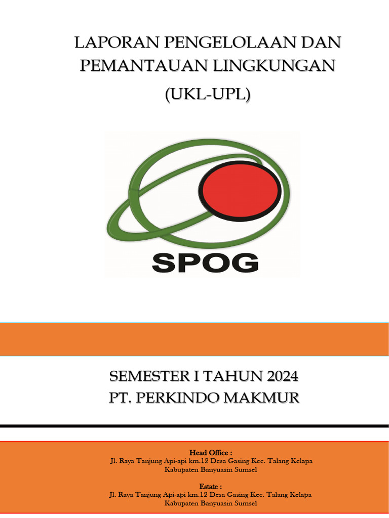 Template Cover Lap UKL-UPL PT. PM | PDF