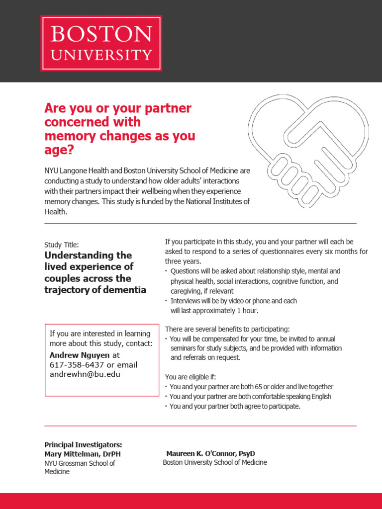 Boston University Couples Study Flyer | PDF