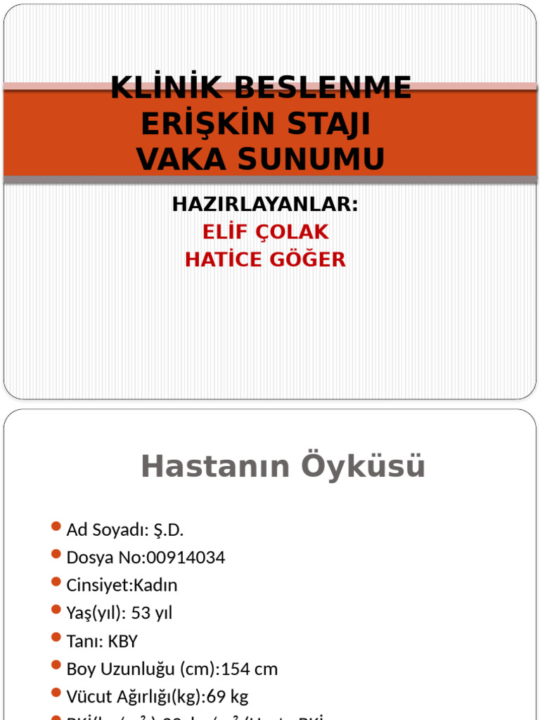 Yetişkin Vaka Örneği-KBY | PDF