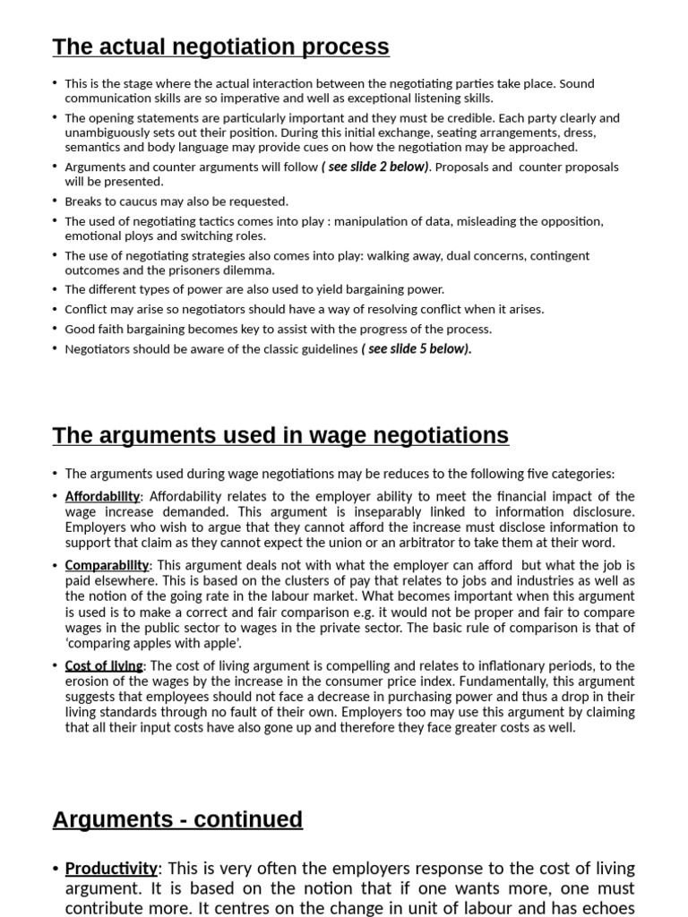Negotiation Strategies & Tactics | PDF | Cost Of Living | Negotiation