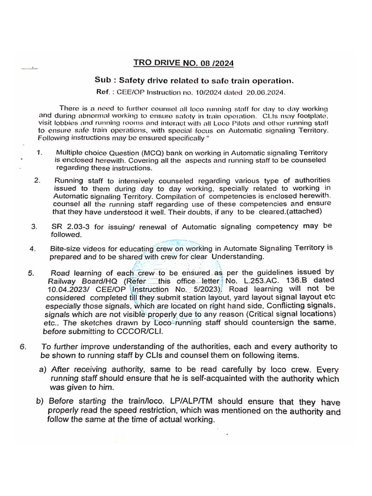 TT88 | PDF | Transport Safety | Rail Infrastructure