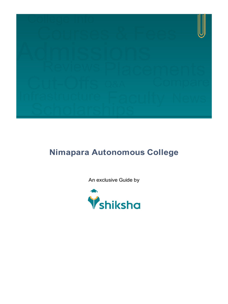Nimapara College Cutoff Trends 2023-2021 | PDF | Educational Stages ...