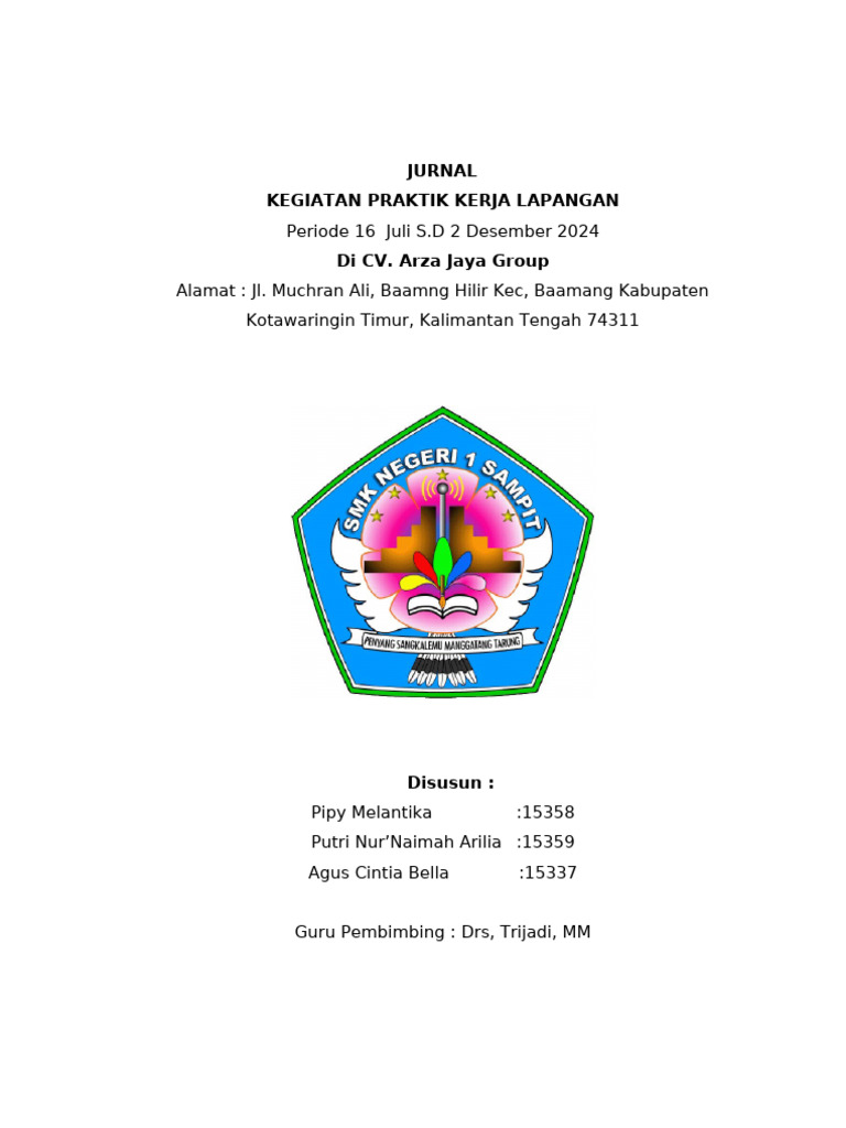 SAMPUL LAPORAN Magang | PDF