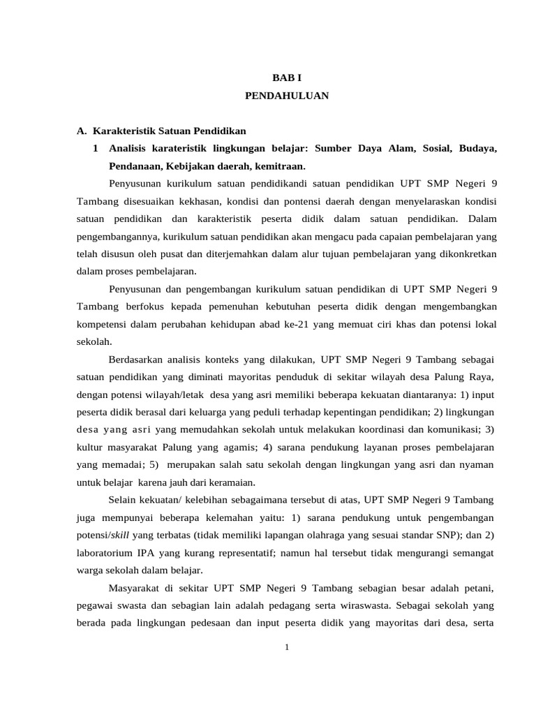 3. Isi Kosp 2024-2025 Smpn 9 Tambang | PDF