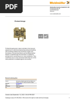 Weidmüller WDU 10 SL/EN Data Sheet | PDF | Electrical Connector ...