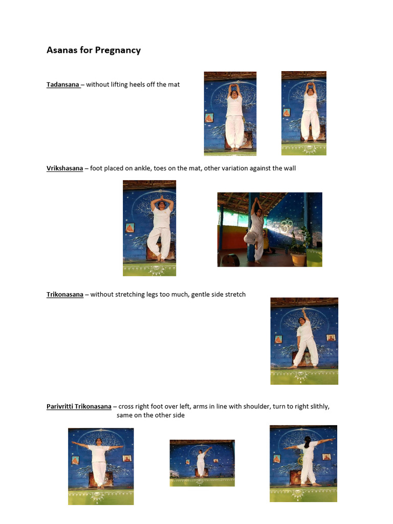 Pregnancy Asanas[1] | PDF