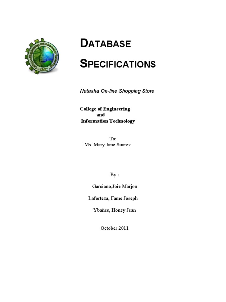 Online Shopping Documentation | PDF | Online Shopping | Databases