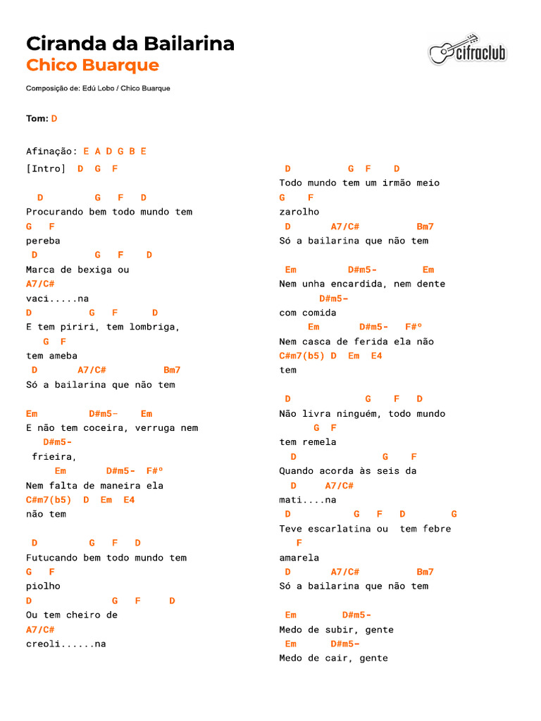 Ciranda da Bailarina | PDF