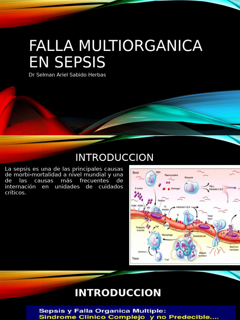 Falla Multiorganica en Sepsis | PDF | Septicemia | Especialidades Medicas