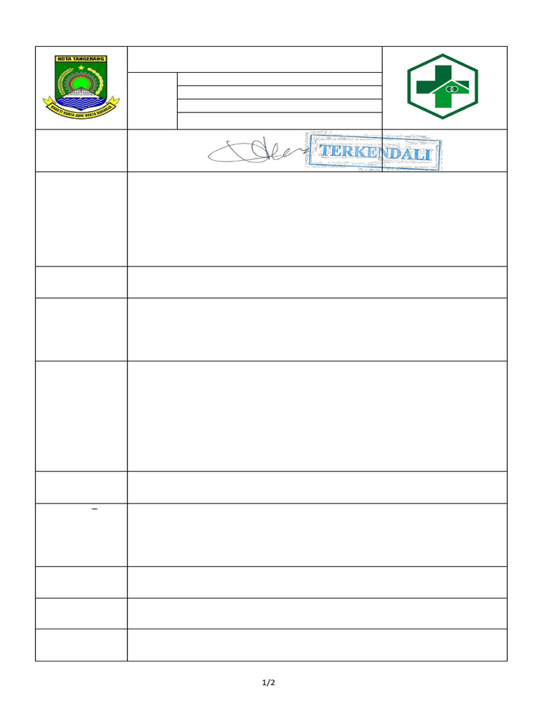 SOP Rujukan Laboratorium Puskesmas | PDF