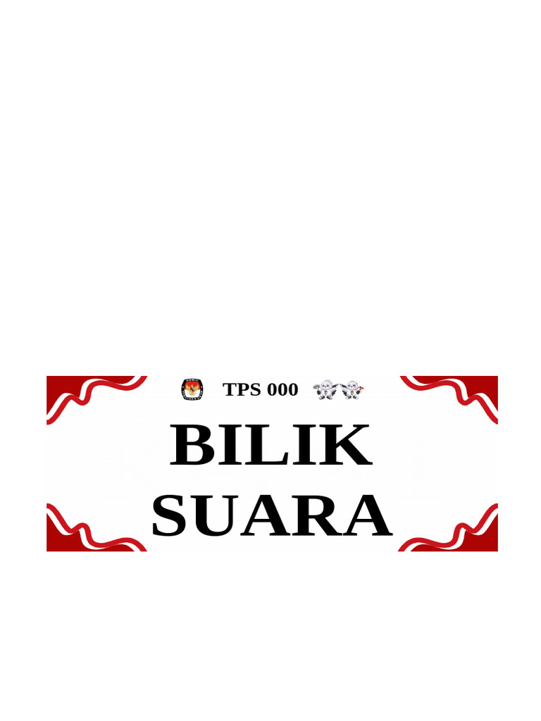 Bilik Suara, Meja Tinta, Kotak Suara | PDF