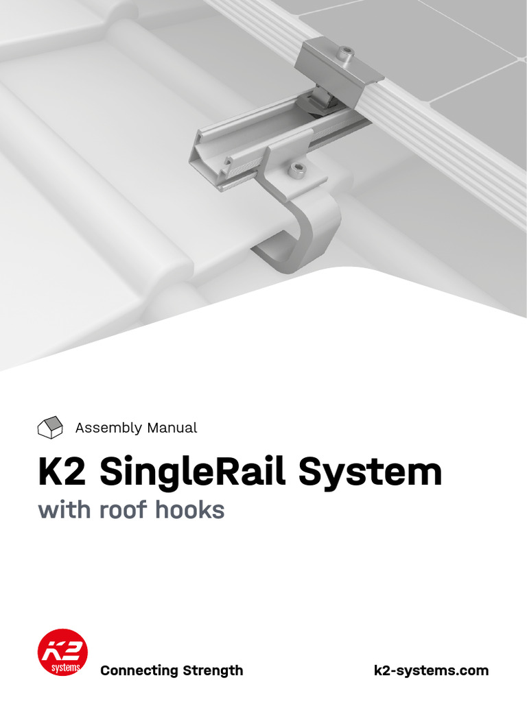 K2 SingleRail System Assembly Guide | PDF | Roof | Screw