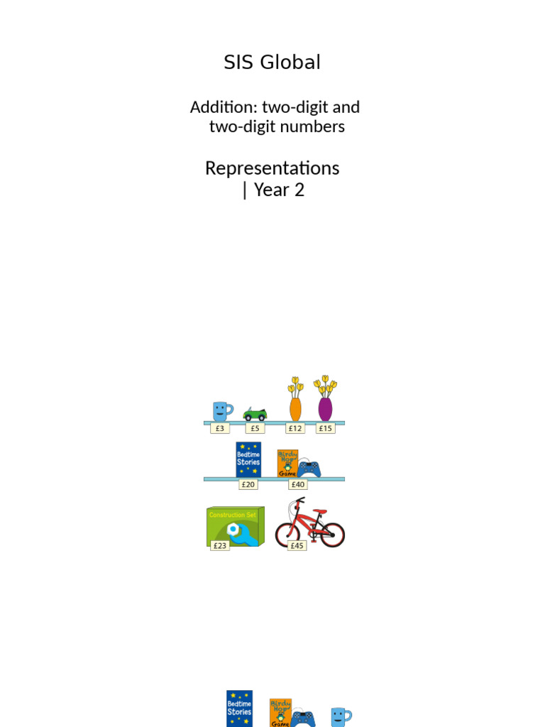 Addition Two-Digit and Wo-Digit Numbers, Year 2 Presentation | PDF