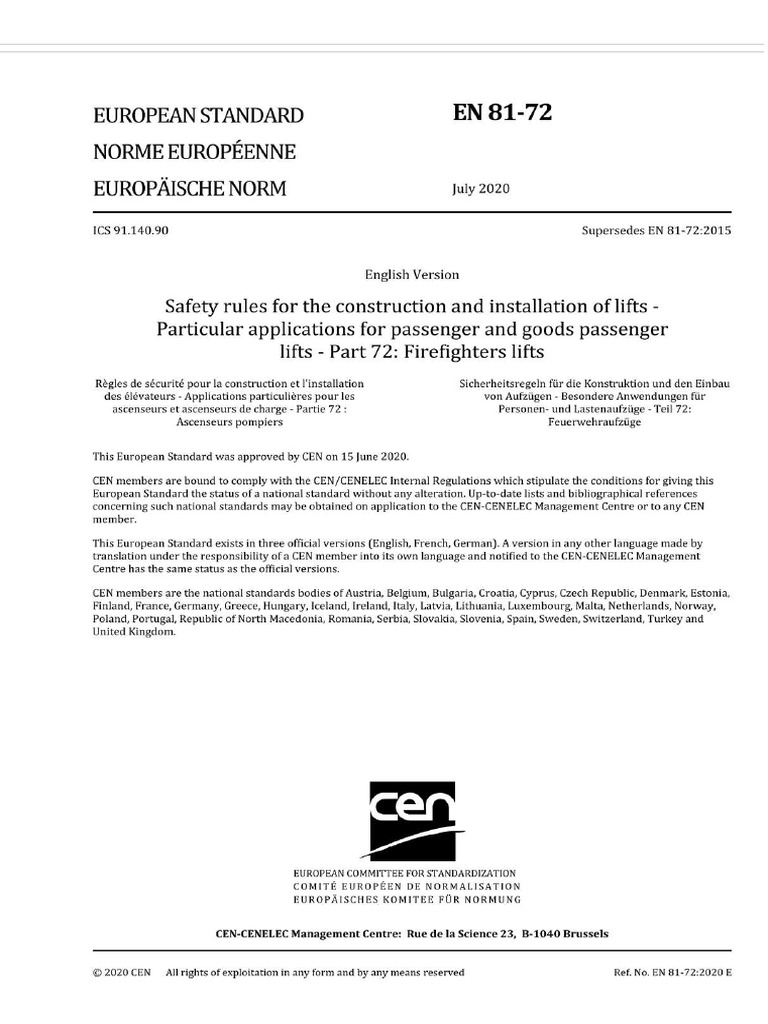 En 81-72 2020 | PDF