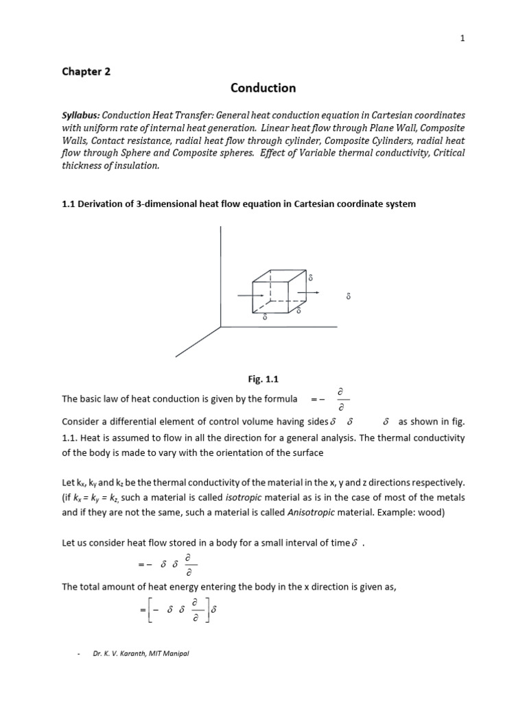 1 Cond, Conv | PDF | Thermal Insulation | Heat Transfer