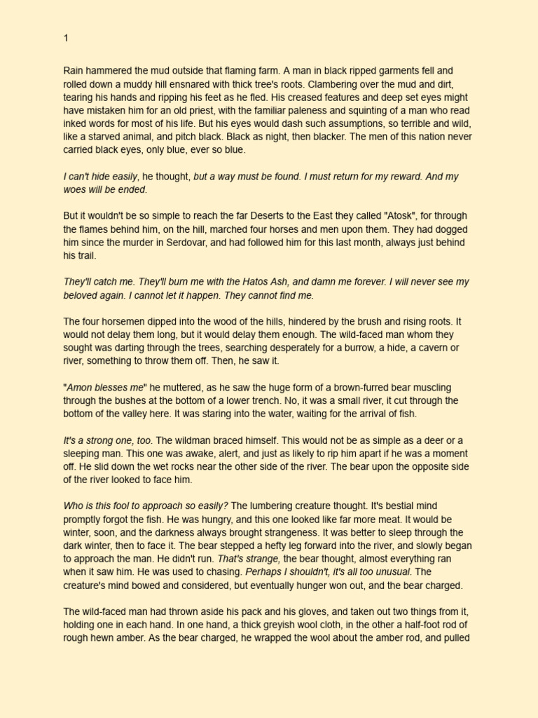 Fugitive Intro Draft | PDF