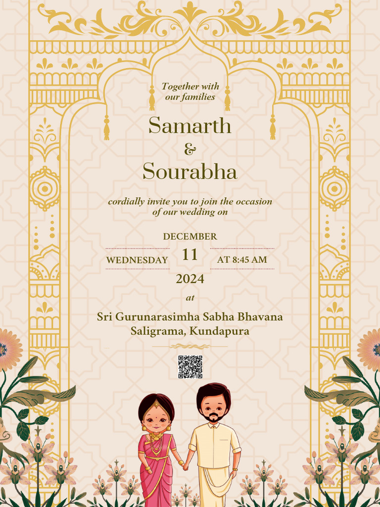 Samarth & Sourabha Wedding Card | PDF