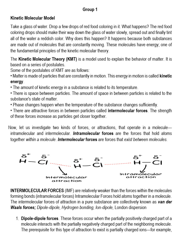 grade 12 gen chem | PDF | Intermolecular Force | Chemical Polarity