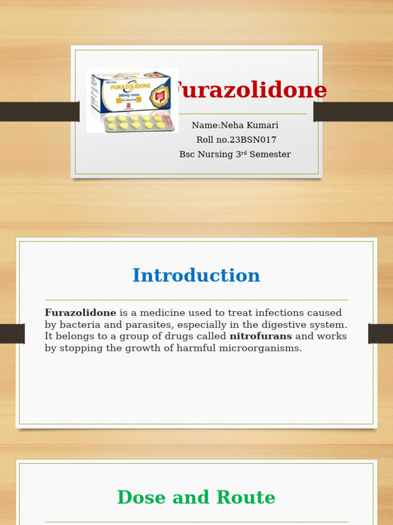 Furazoliodine Drug | PDF