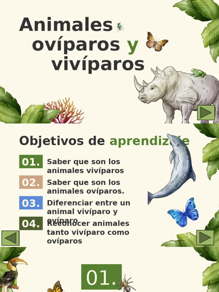 SOFTWARE EDUCATIVO, Animales Viviparos | PDF | Huevo | Embrión