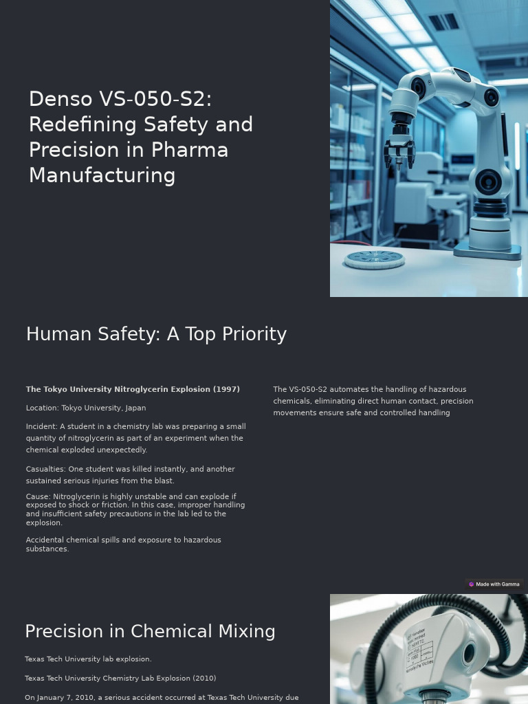 Denso Vs 050 S2 Redefining Safety and Precision in Pharma Manufacturing ...