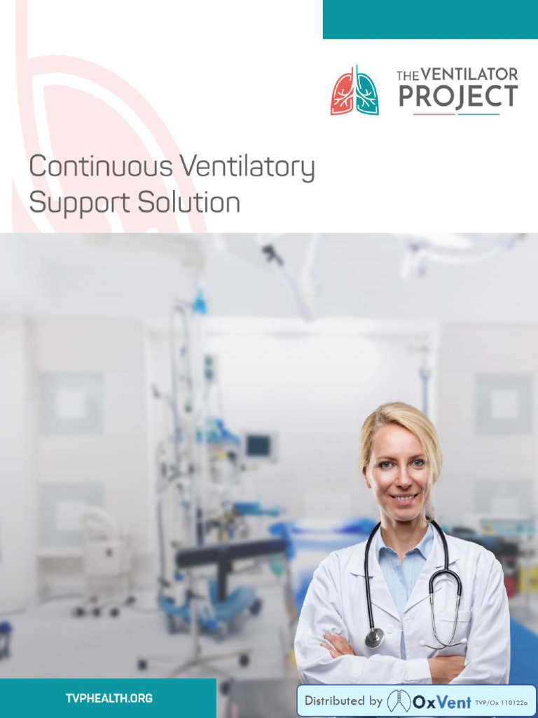 The Ventilator Project OxVent Brochure - Compressed | PDF