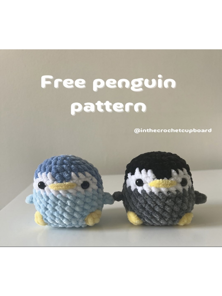 Penguin Crochet Pattern | PDF
