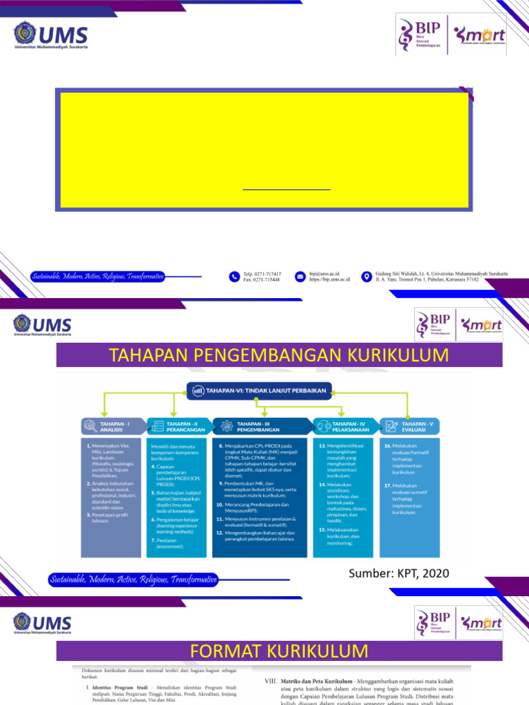Format Pengembangan Kurikulum 2021 | PDF