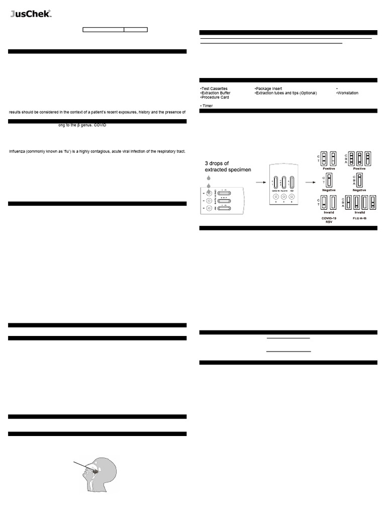 Panel Respiratorio Prueba Rápida | PDF | Infection | Influenza