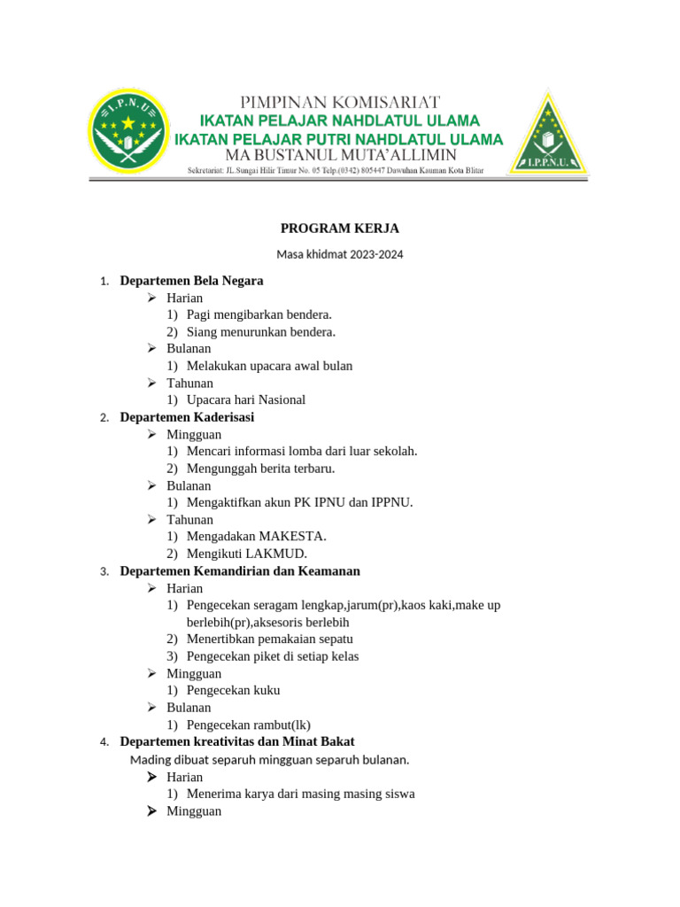 Proker 2023-2024 | PDF