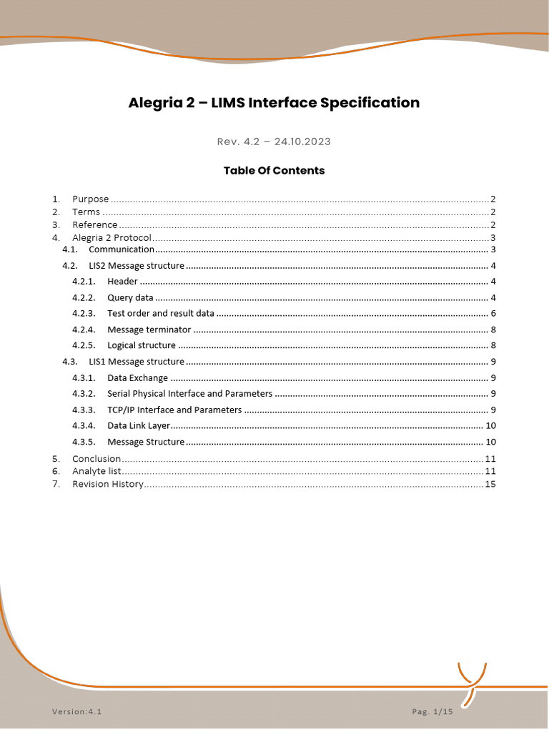 Diseño Interfase Lis Laboratorio | PDF | Internet Protocols ...