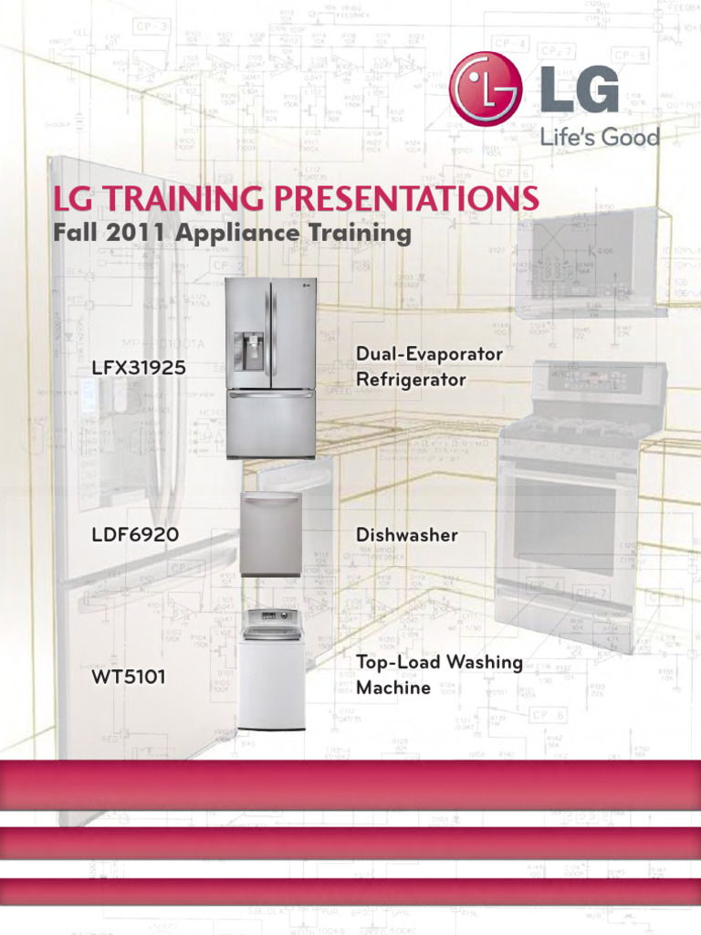 LG Fall2011 Ha Trainingmanual | PDF | Refrigerator | Tools