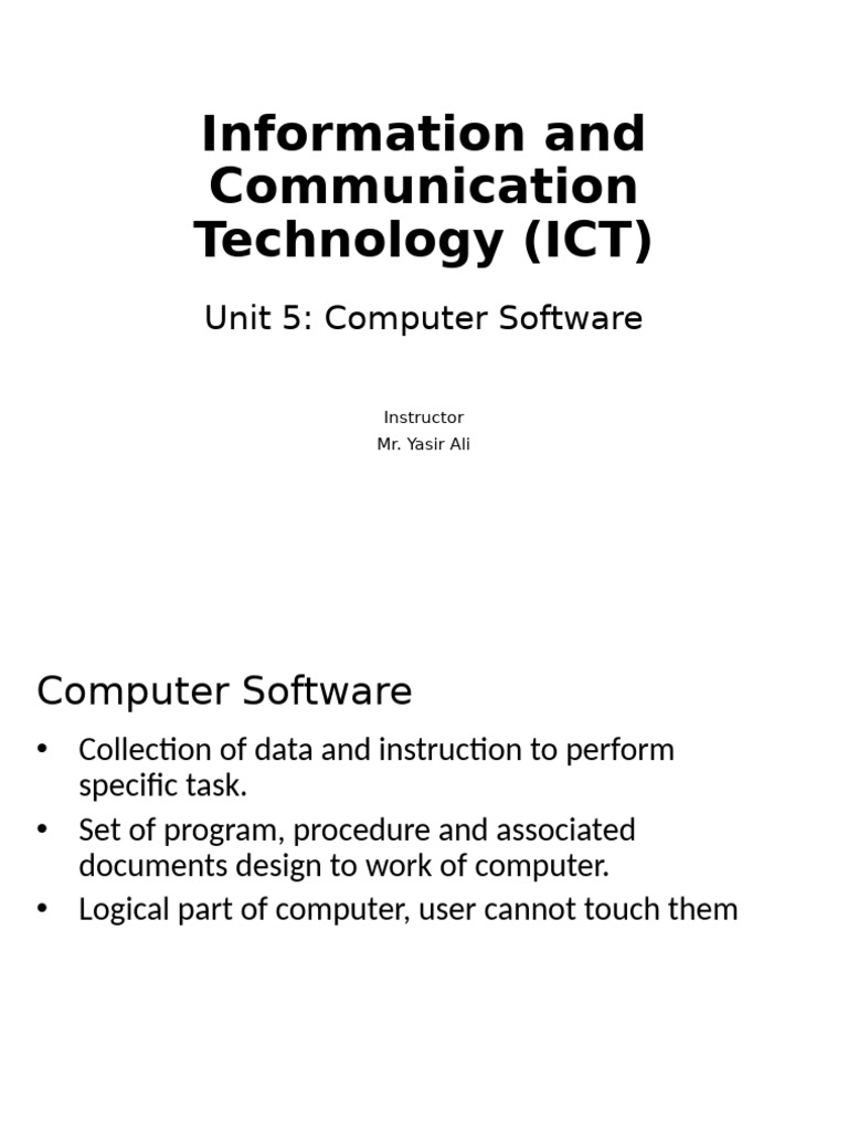 Ict Unit 5 Pdf