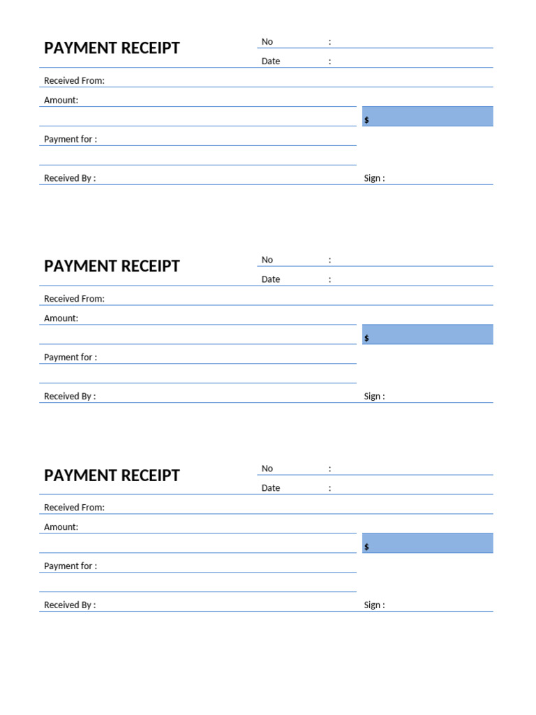 Payment Receipt | PDF