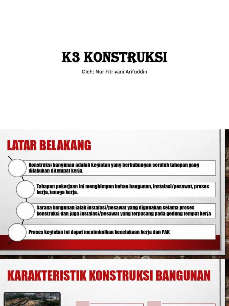 K3 Konstruksi | PDF