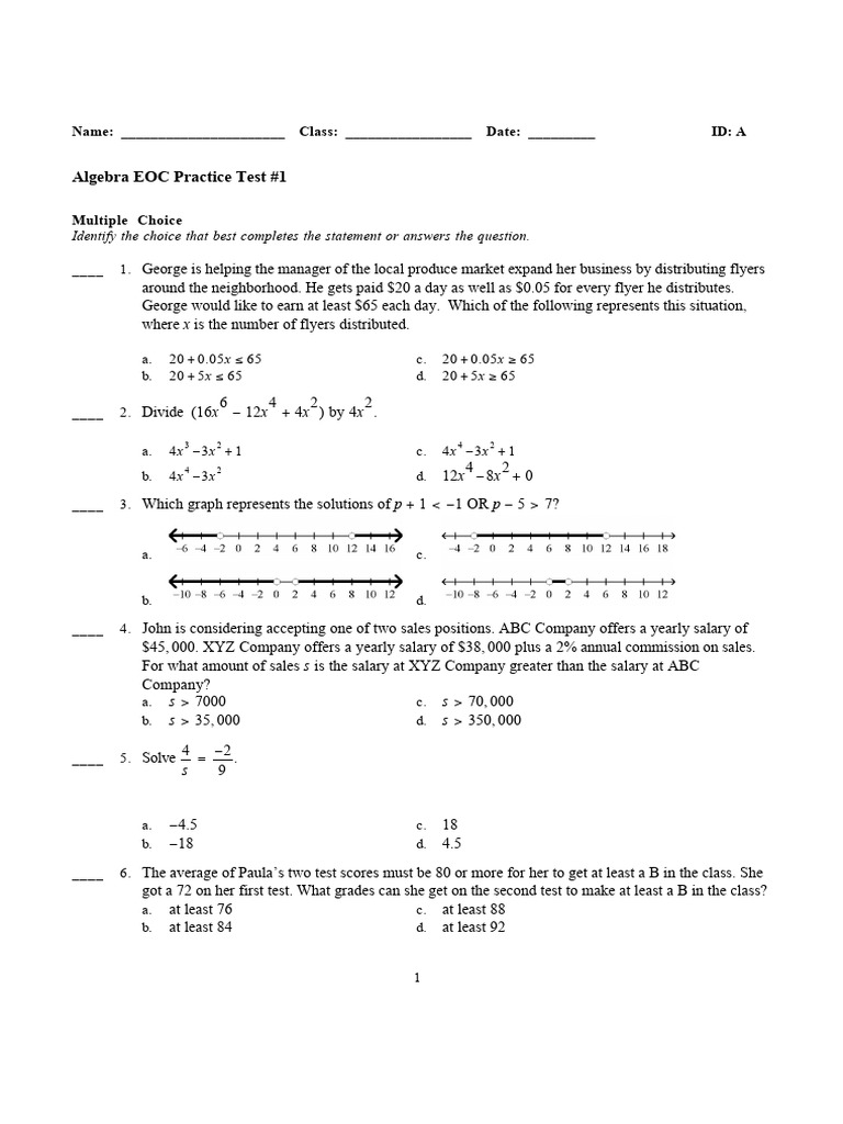 Algebra1_Midterm_review | PDF | Function (Mathematics) | Mathematics