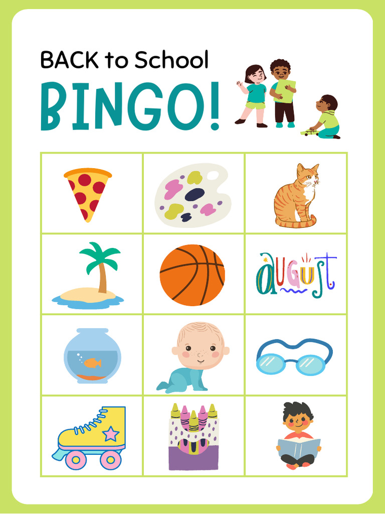 Back To School Bingo Icebreaker Activity Find Someone Who | PDF