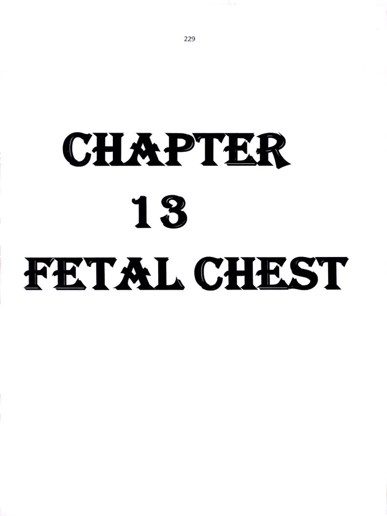 21-Fetal Chest | PDF