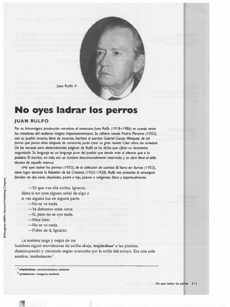 No Oyes Ladrar Los Perros | PDF