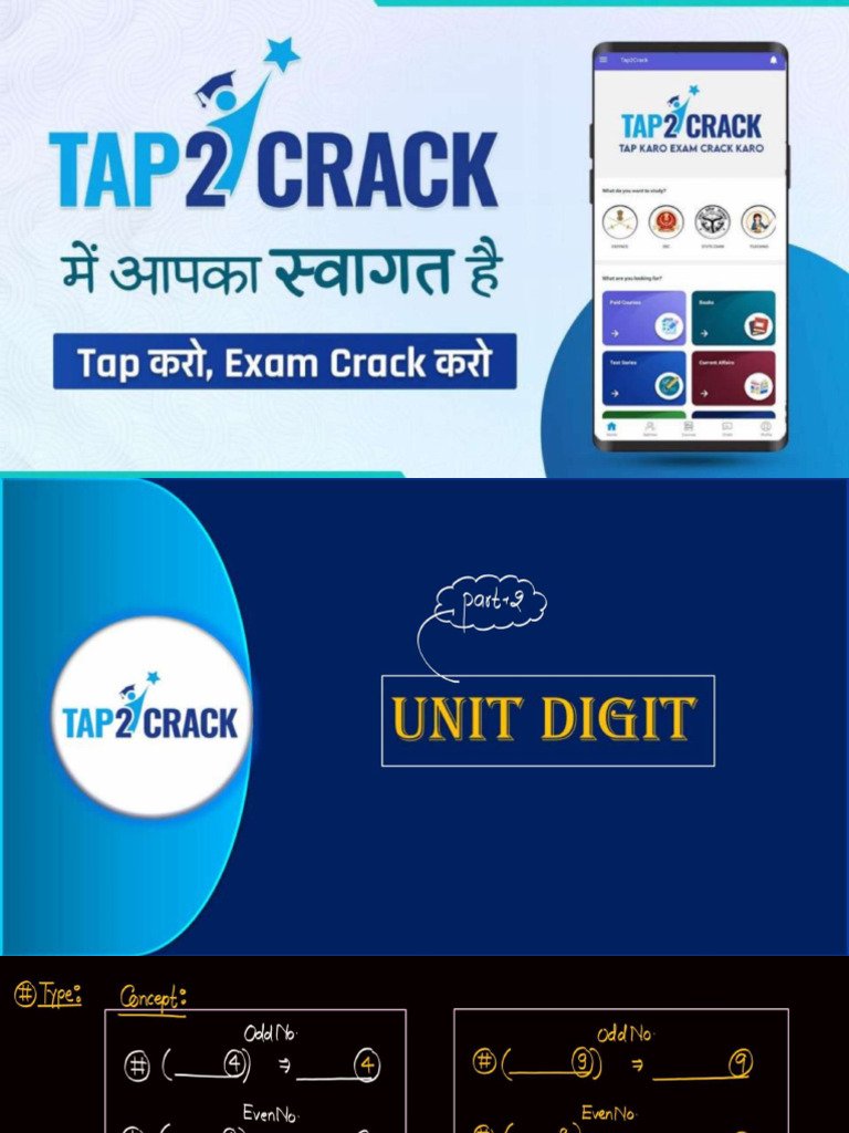 Unit Digit Class Pdf