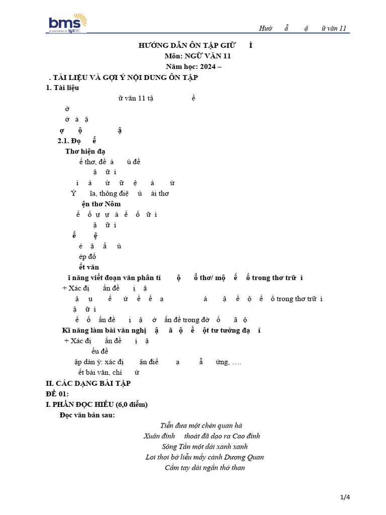GK1 - K11 - ĐC - NG Văn | PDF