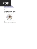 25 Pair Telephone Cable Color Code | PDF