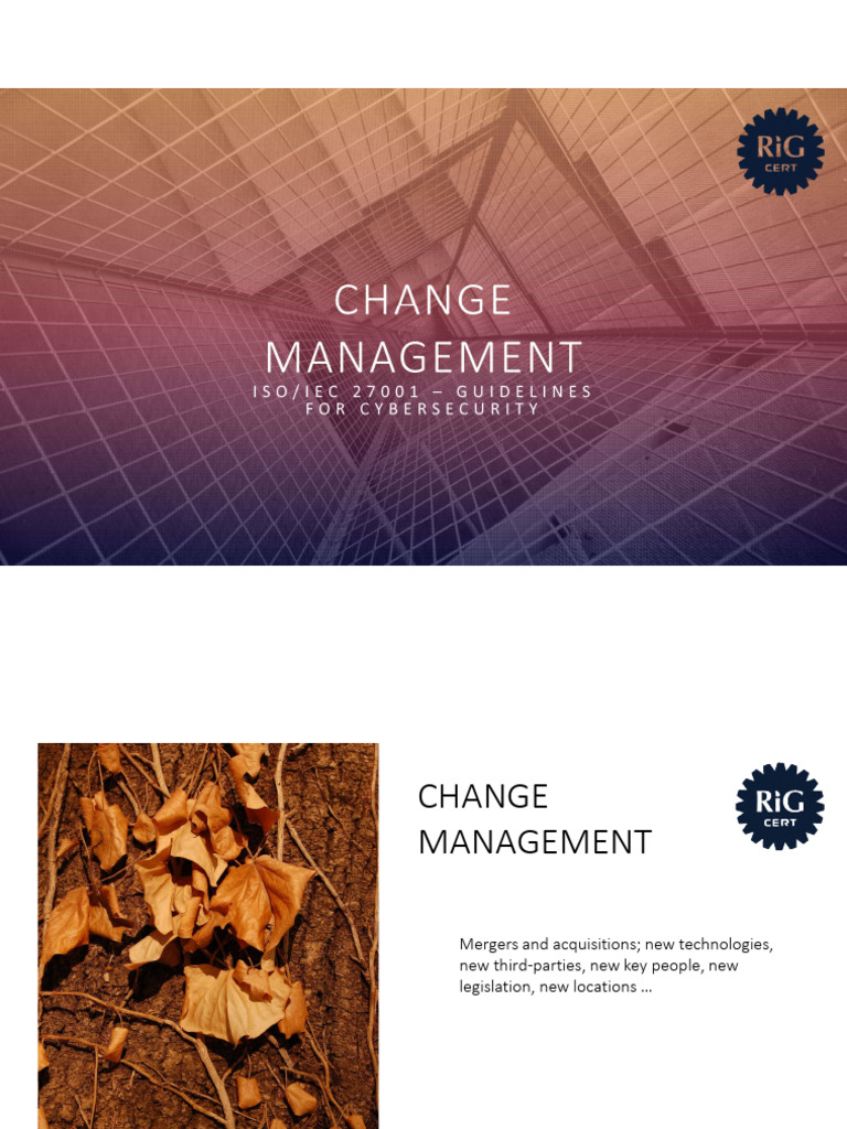 Change Management Ppt | PDF