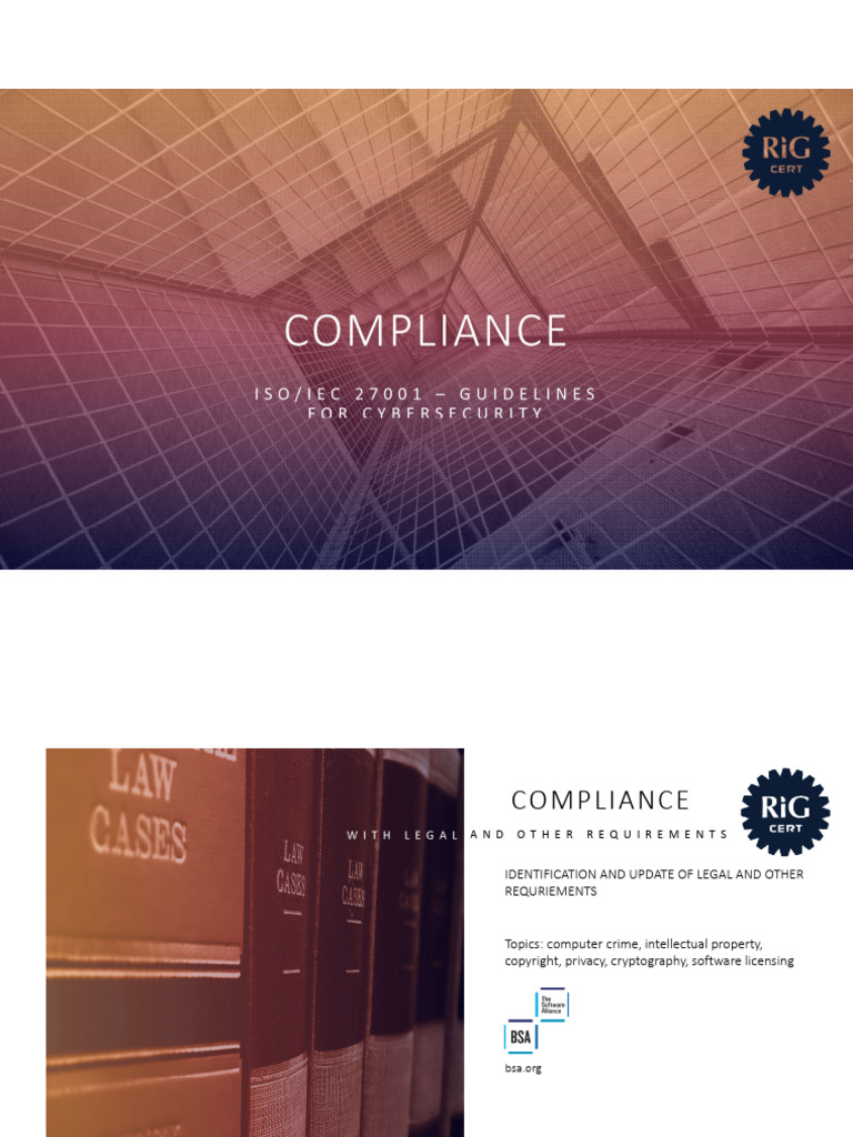 Compliance Ppt | PDF