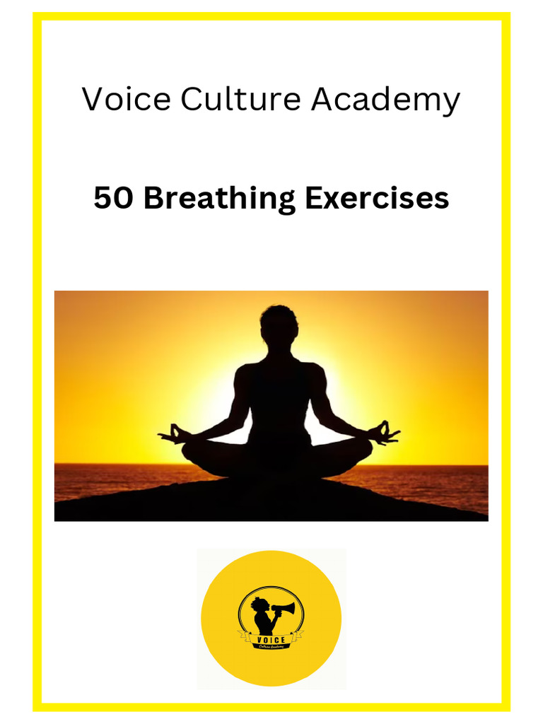50 Breathing Exercises | PDF | Breathing | Exhalation