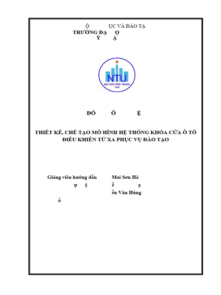 [123doc] - thiet-ke-che-tao-mo-hinh-he-thong-khoa-cua-o-to-dieu-khien-tu-xa-phuc-vu-dao-tao | PDF